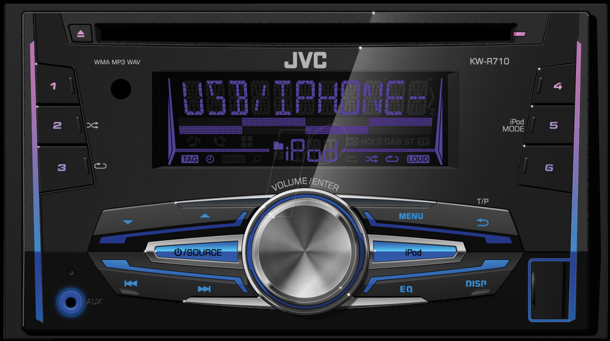 2DIN autorádio JVC KW R710 - Ahifi.cz