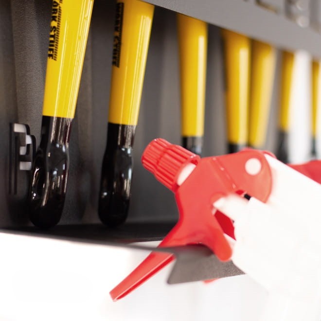 Držák štětců a mixovacích lahví pro čištění kol Poka Premium Holder for ...